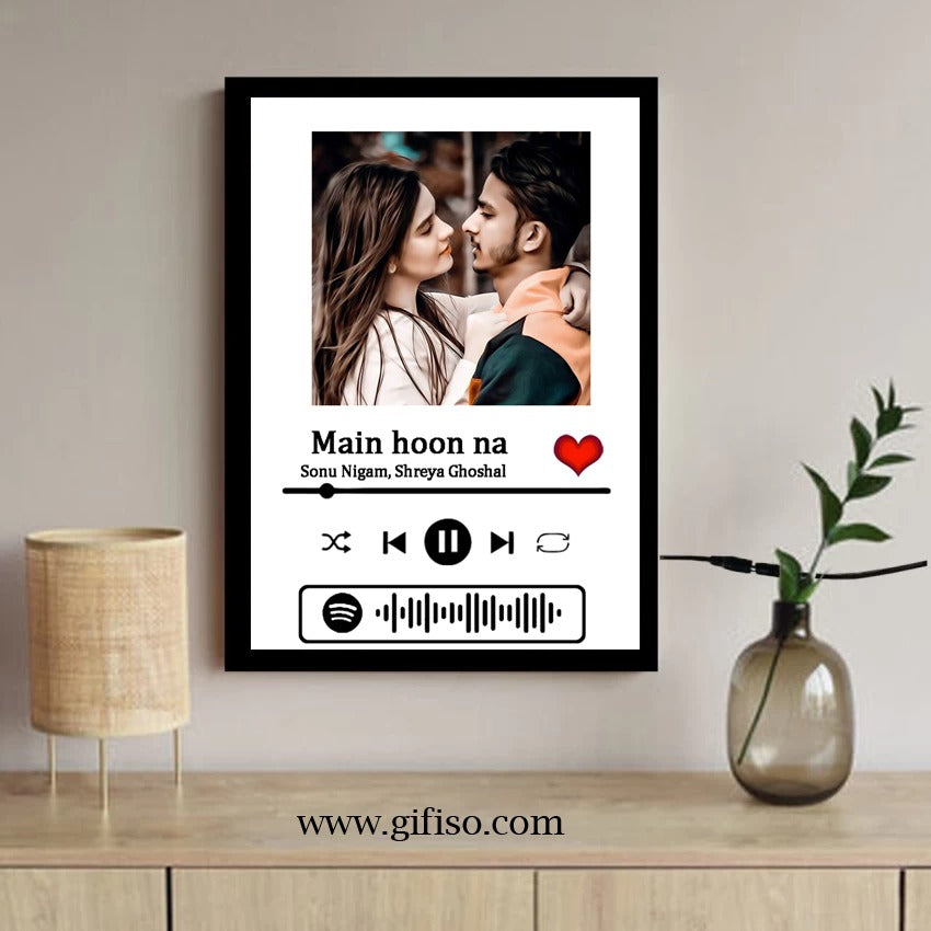 CUSTOMISED SPOTIFY FRAME | FRAME FOR GIFT – Gifiso